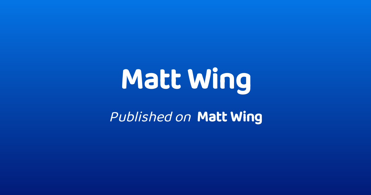 Matt Wing